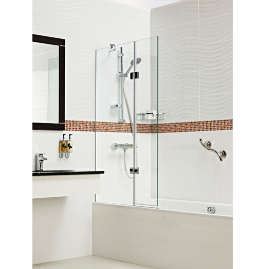 Roman Showers Embrace Bath Screen - Inward and Outward Folding - Baker ...