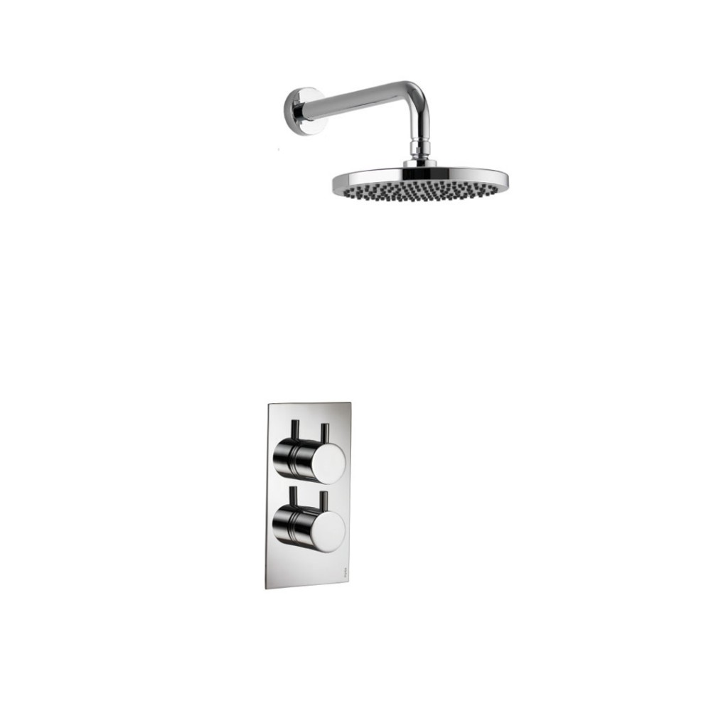 Pura Showers - Arco Single Concealed Pack 2 ARCVPK002 - Baker and Soars