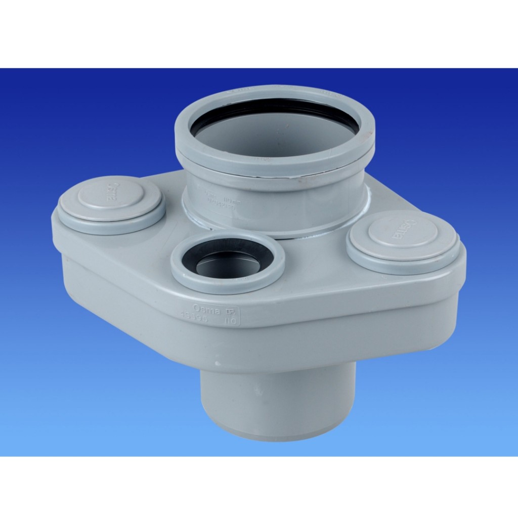 Osma PVC-U OsmaSoil 110mm OsmaLink Soil Manifold 4S595 - Baker and Soars
