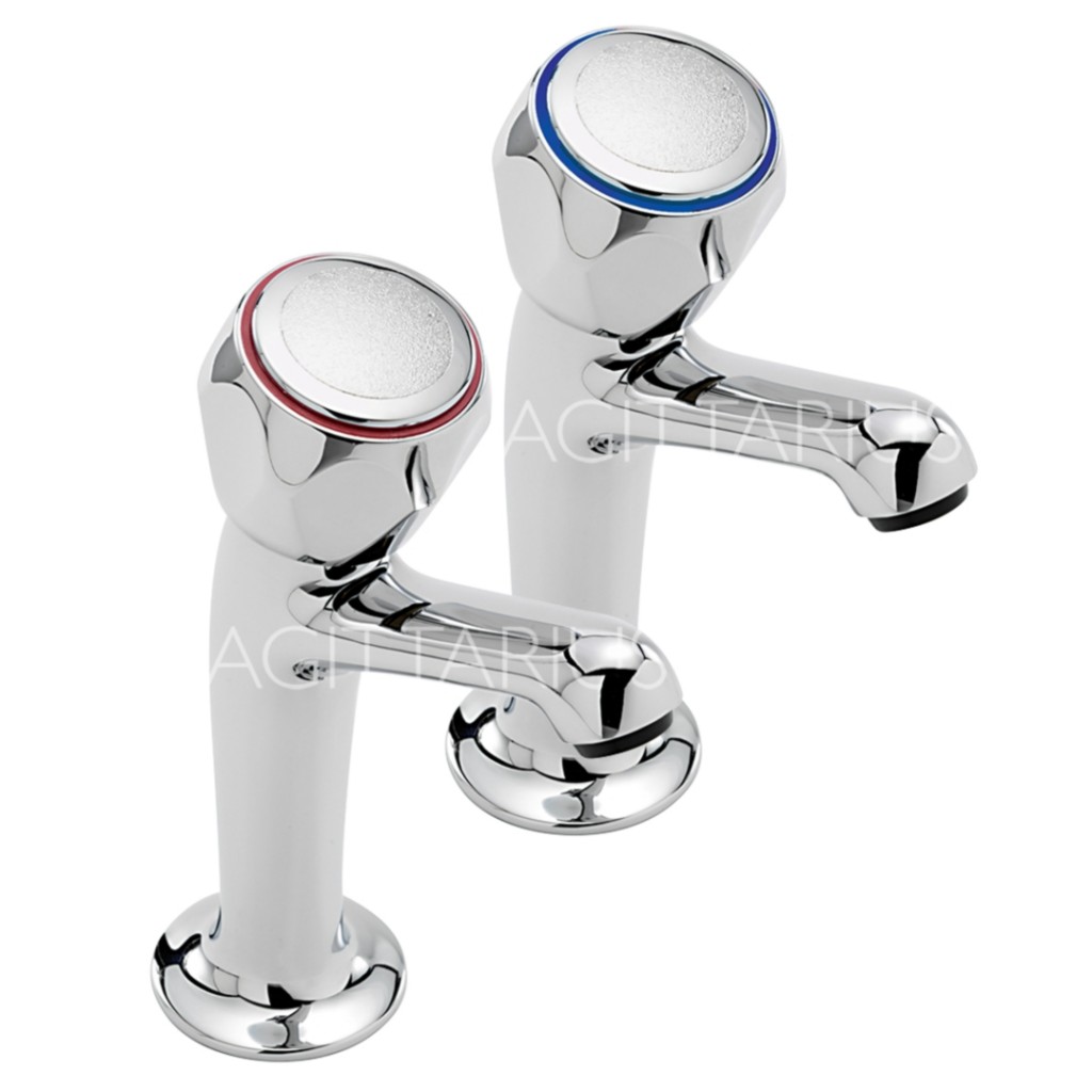 Sagittarius Contract High Neck Pillar Taps CO/203/C - Baker and Soars