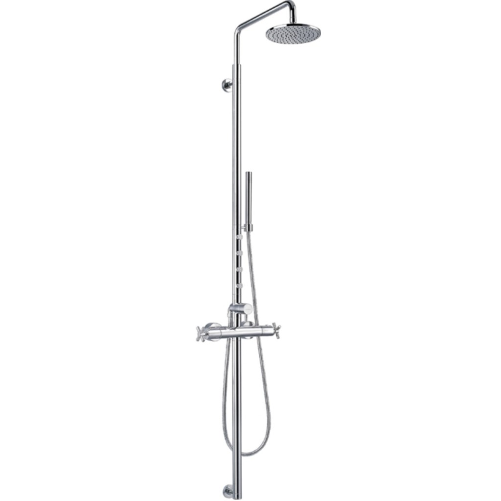 Flova XL Thermostatic Exposed Shower Column Kit XLSP - Baker and Soars