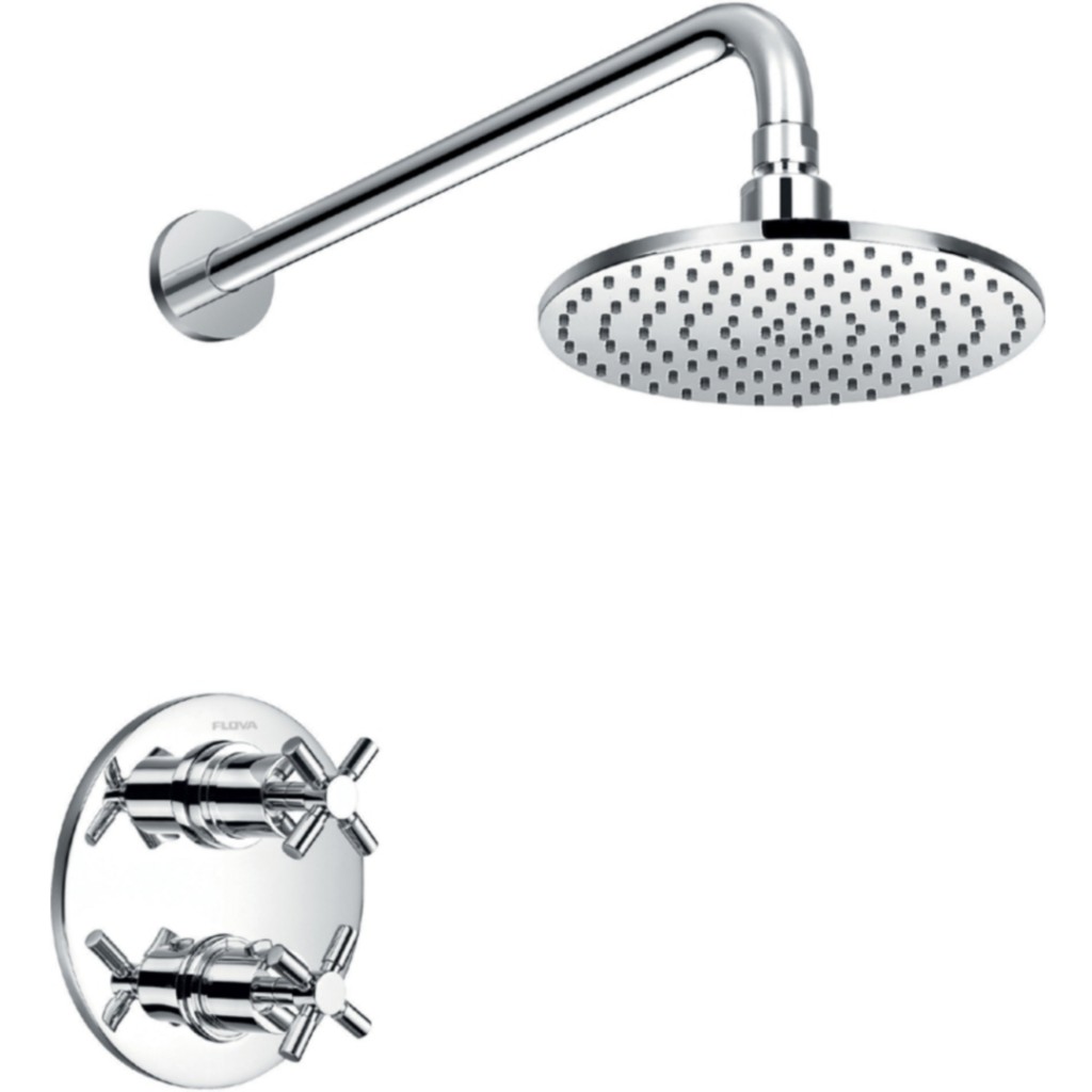 Flova XL Concealed Thermostatic Shower Valve Kit XLTSFSP - Baker and Soars