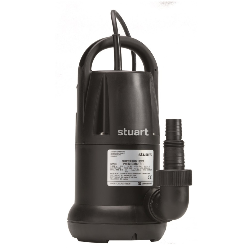 Stuart Turner Stuart Supersub 250VA Submersible Pump 46539 - Baker and ...