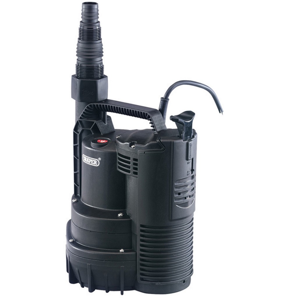 Draper Tools 87961 Integral Float Switch Submersible Pump 120L Min 300W ...