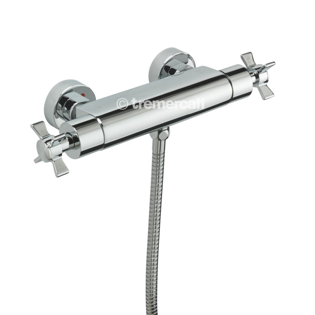 Tre Mercati Traditional Crosshead Exposed Thermostatic Shower Valve ...
