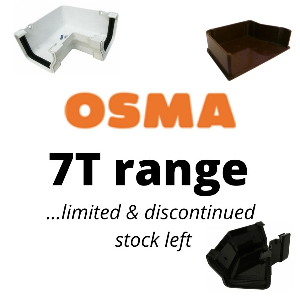 Osma PVC-U Amazon Guttering 7T Range - Baker and Soars