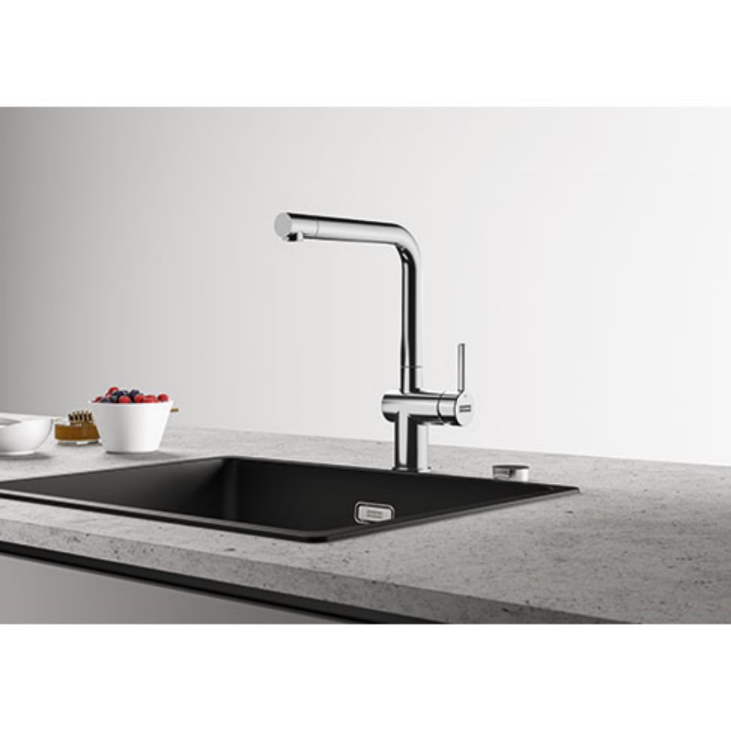 Franke Active L Swivel Spout Kitchen Sink Mixer Tap - Baker and Soars