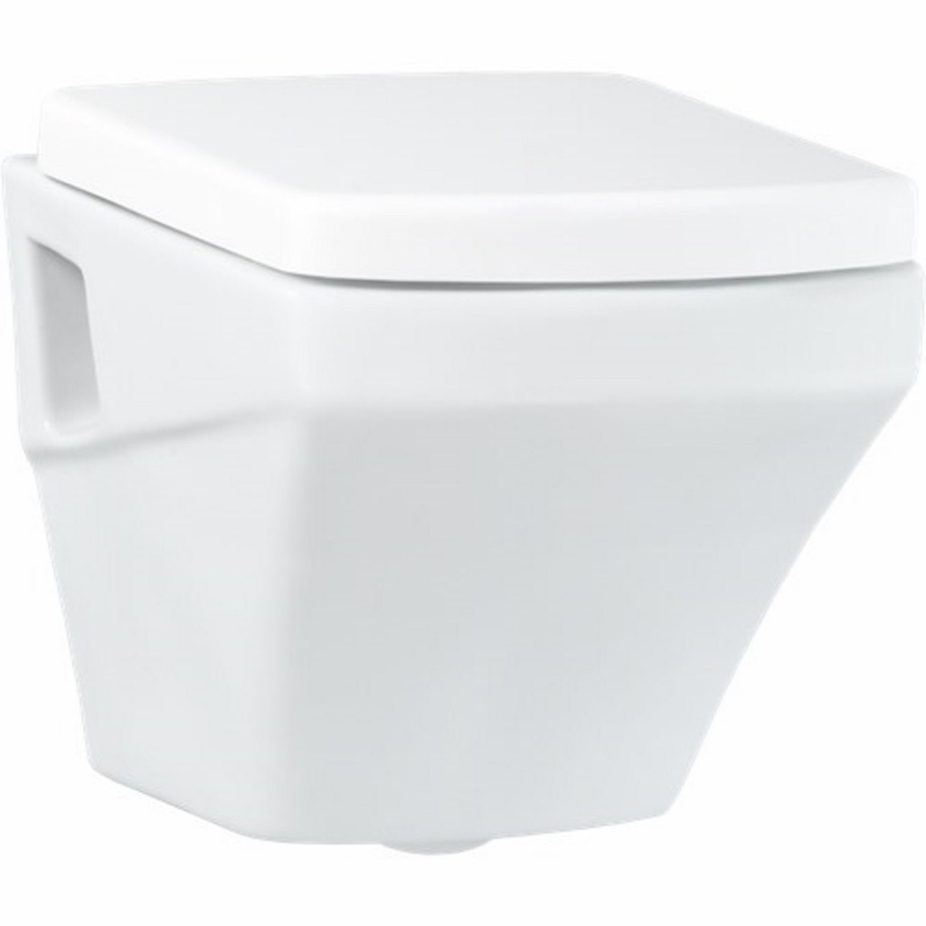 Creavit Sorti Soft-Closing White Toilet Seat with Cover - Baker and Soars